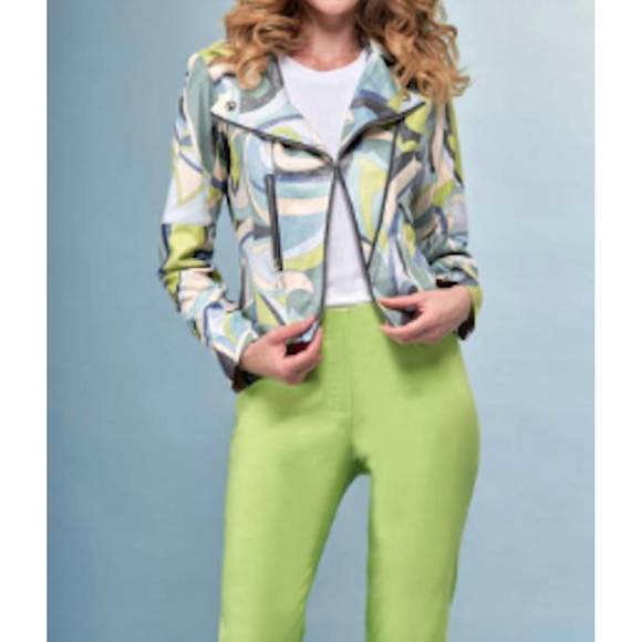 Insight | Jackets & Coats | New Insight Liquid Emerald Print Vegan ...